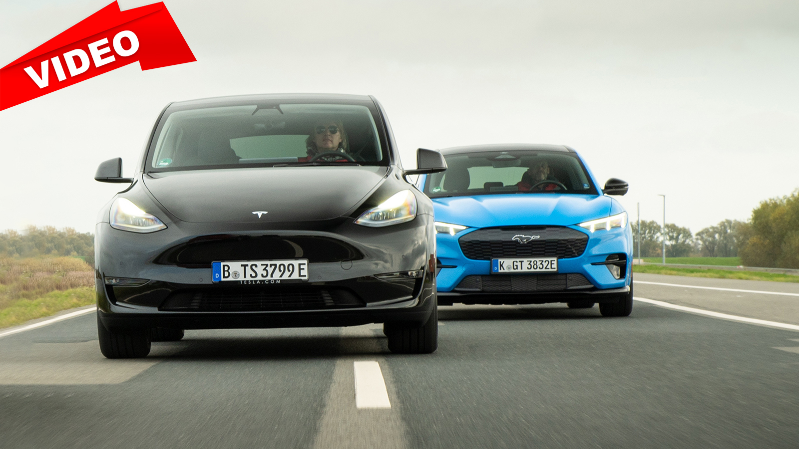 Tesla Model Y Vs Ford Mustang Mach E GT 2022 Vergleich E SUV
