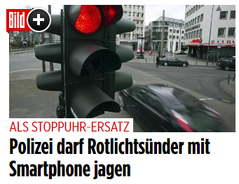 Bei Rot über die Ampel: So darf die Polizei messen! - autobild.de