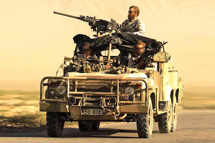 Delta Force Operators in their Vehicle During the 1991 Gulf War on ...