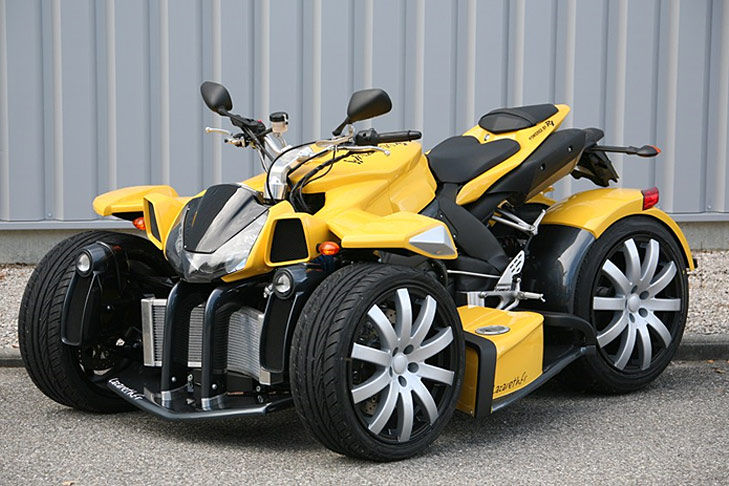 Lazareth LM 410: Irres Motorrad mit vier Rädern! - AUTO BILD