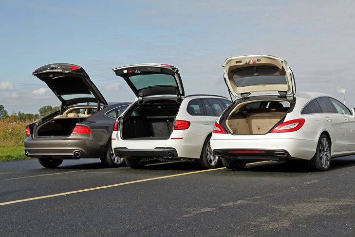 Mercedes CLS Shooting Brake vs. Audi A7 und BMW 5er Touring - AUTO BILD