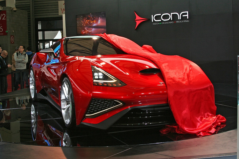 900 PS! Icona Vulcano: Shanghai Auto Show 2013 - AUTO BILD
