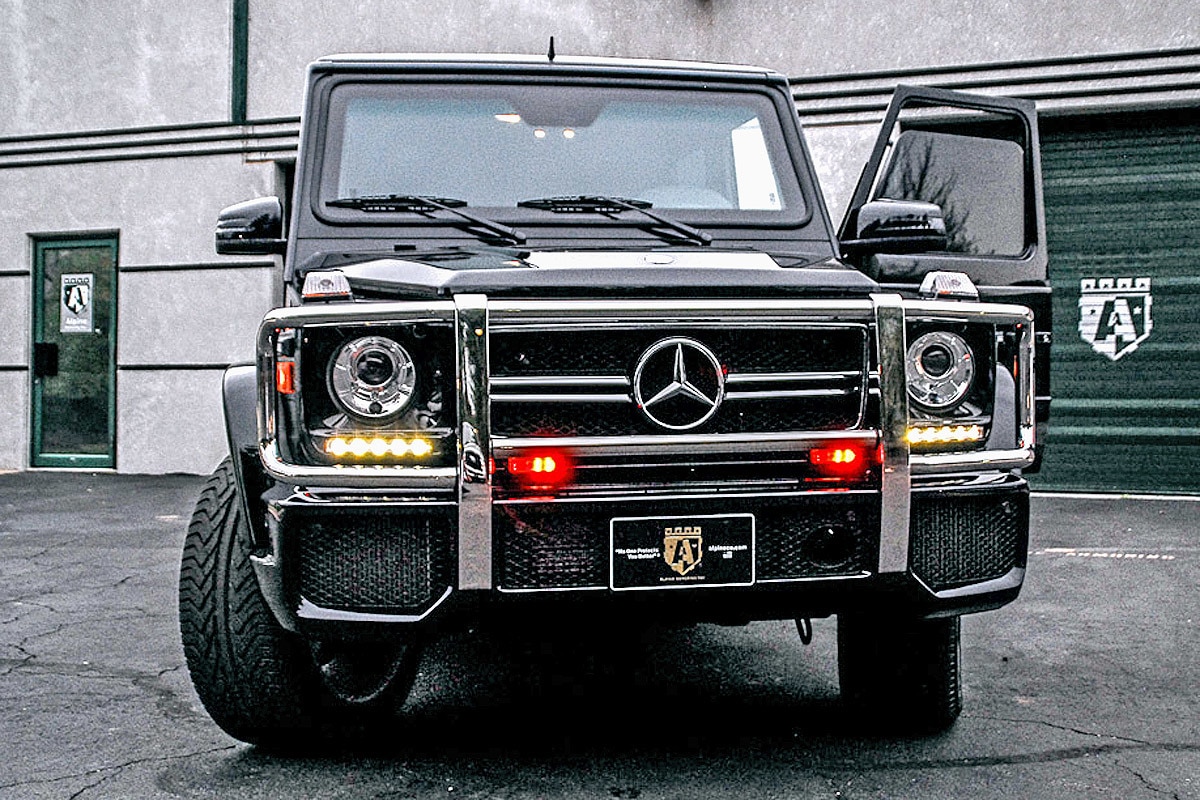 Mercedes-Benz G-Klasse G63 AMG gepanzert: Sitzprobe - AUTO BILD