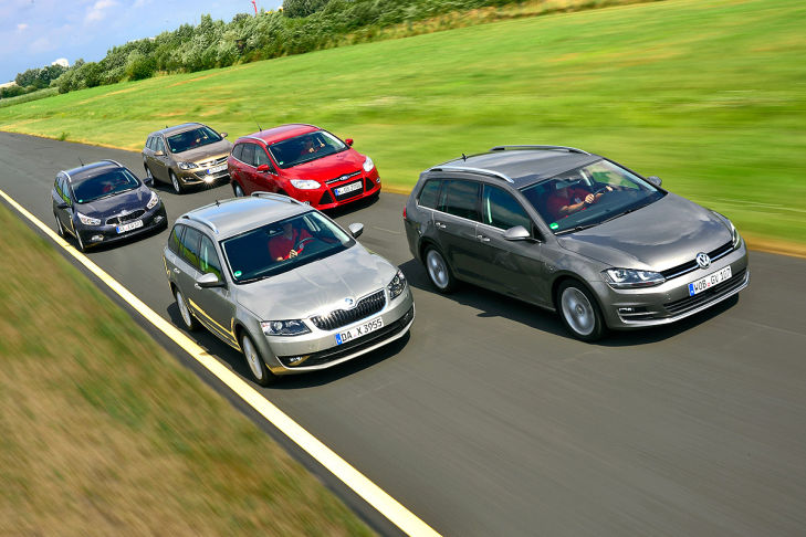 Diesel-Kombis im Vergleich: Octavia Combi gegen Golf Variant & Co ...
