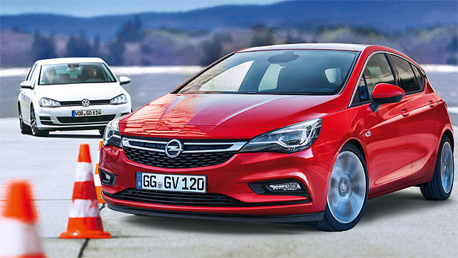 Video: Opel Astra vs. VW Golf (2015) - AUTO BILD
