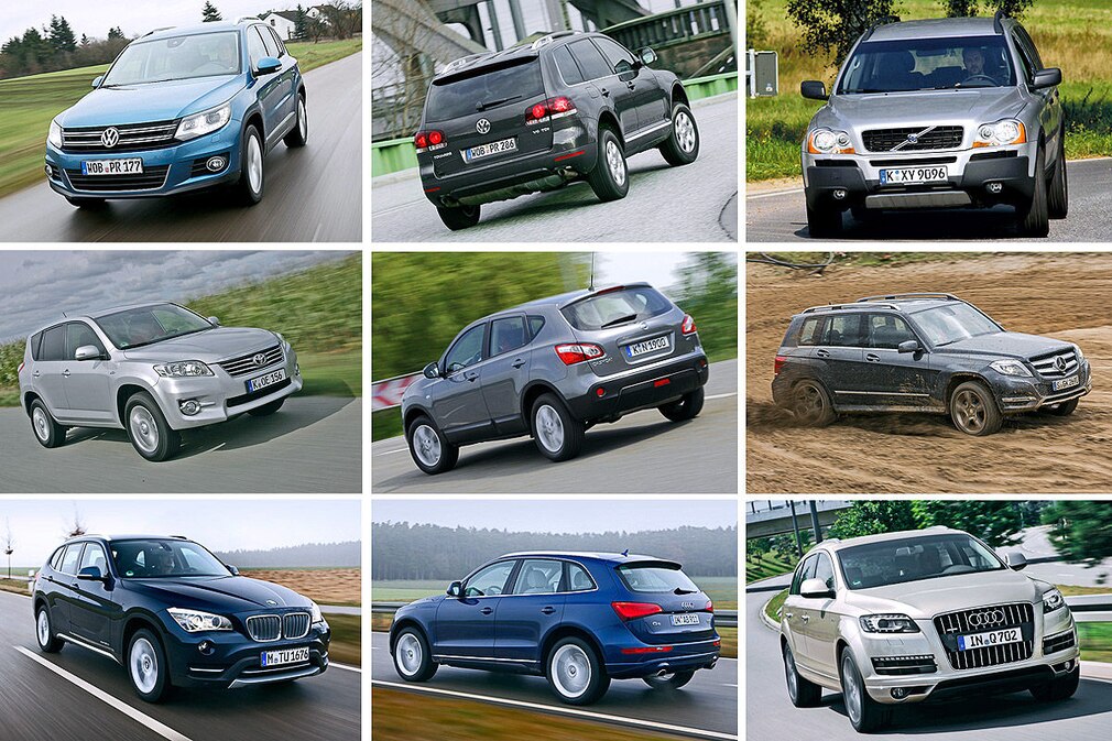 BMW X1, Nissan Qashqai, Audi Q5 & Co: Gebrauchte SUV im Test - AUTO BILD