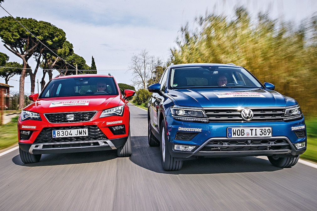 SUVs im Test: Seat Ateca trifft auf VW Tiguan - AUTO BILD