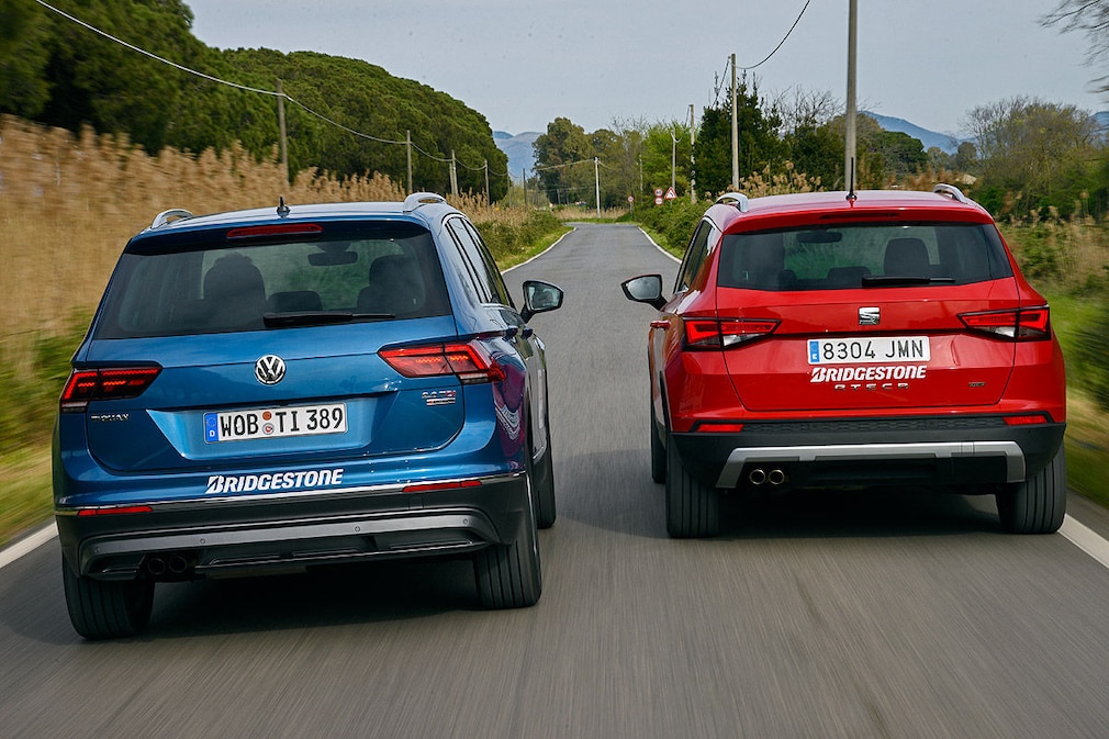 SUVs im Test: Seat Ateca trifft auf VW Tiguan - AUTO BILD