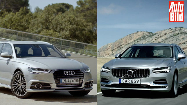 Video: Volvo V90 vs Audi A6 Avant - AUTO BILD
