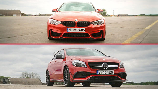 Video: Drag Race M4 vs AMG A45 - AUTO BILD