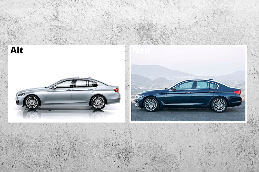 BMW 5er (2017) G30/G31 Vergleich: Alt gegen neu - AUTO BILD