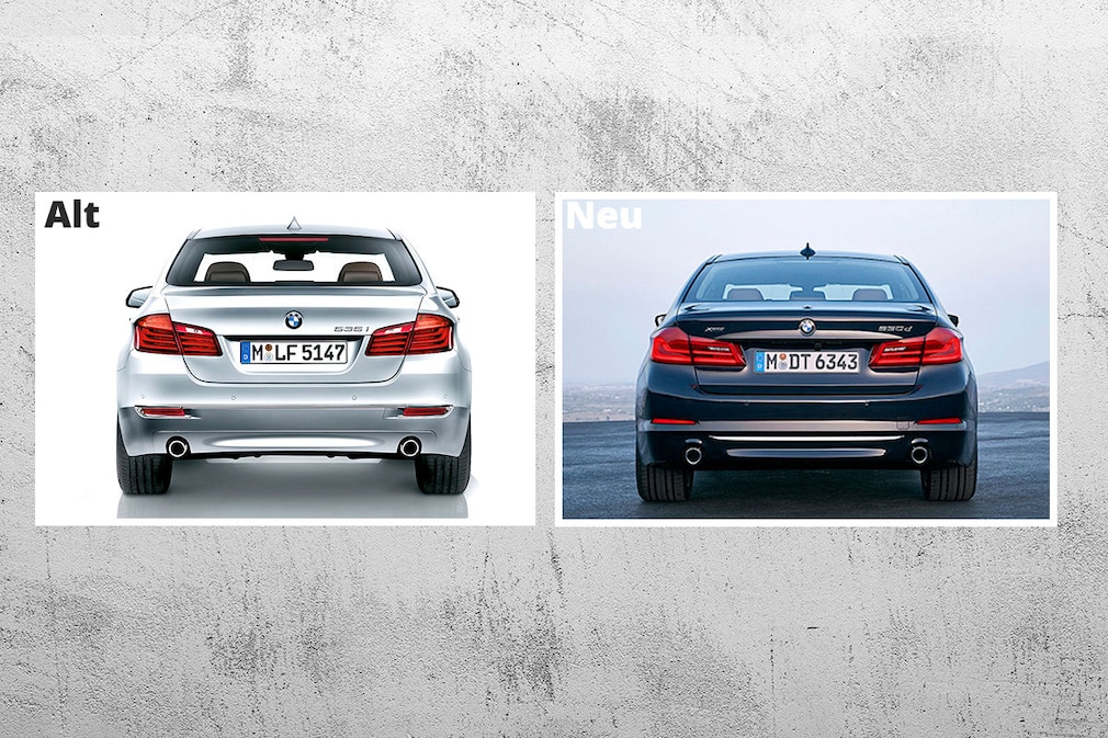 BMW 5er (2017) G30/G31 Vergleich: Alt gegen neu - AUTO BILD