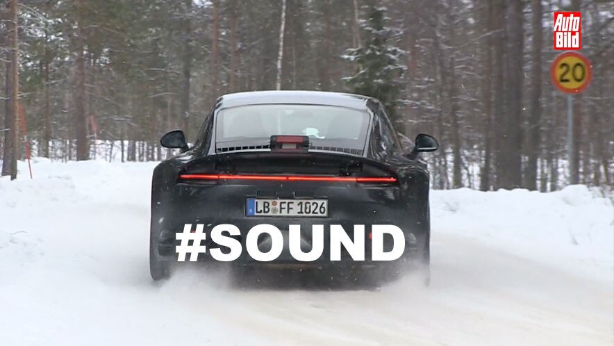 Video: Erlkönig Porsche 911 Sound (2019) - AUTO BILD