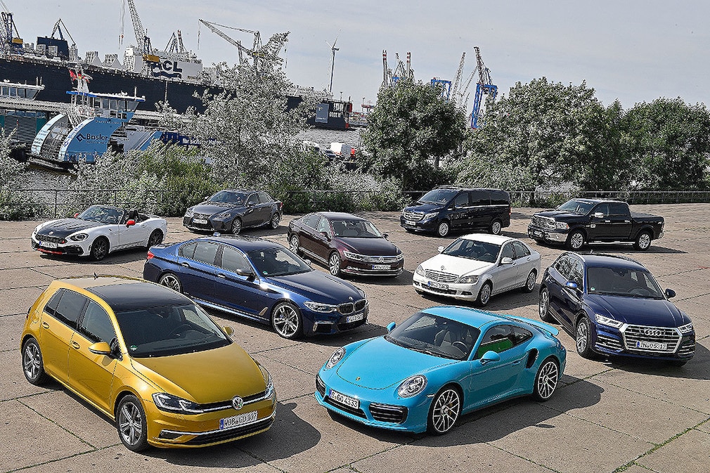 Vollgas: zehn Autotypen im 200-km/h-Check - AUTO BILD