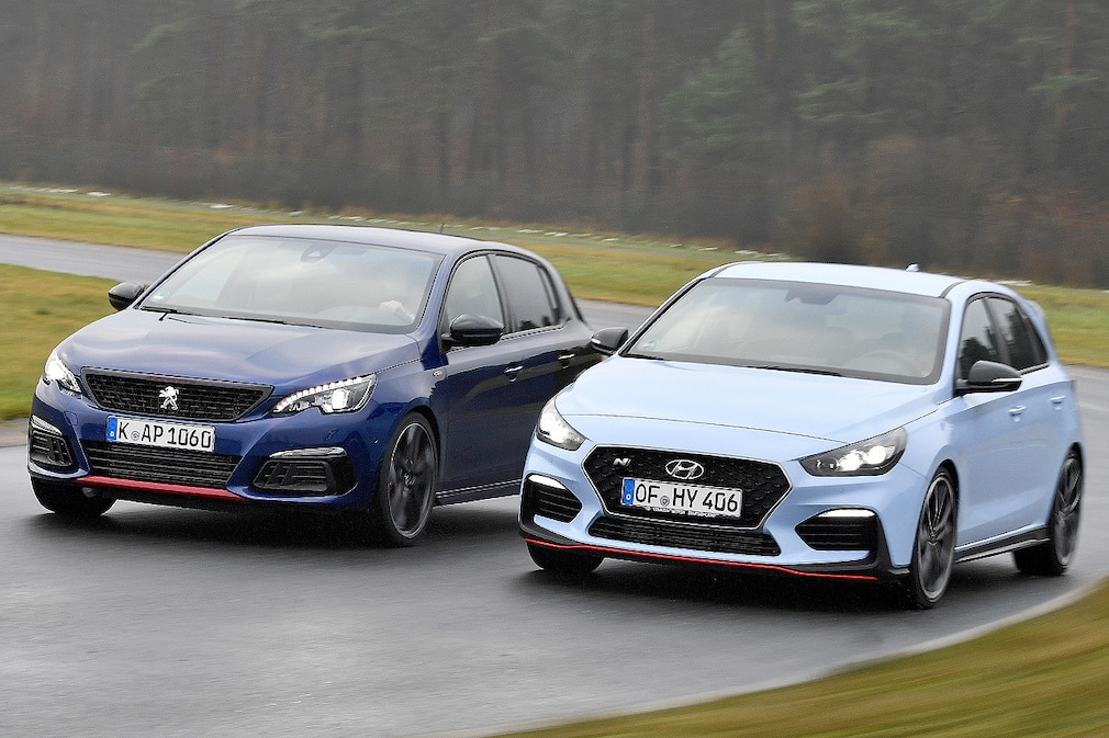 Kompakte Knaller: Peugeot 308 GTi trifft Hyundai i3 N - AUTO BILD