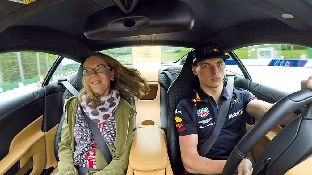 Formel 1 - Video: Beifahrerin bei Max Verstappen am Red-Bull-Ring ...