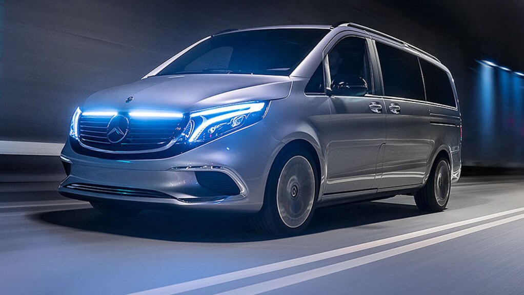 Mercedes EQV (2019) Elektrische V-Klasse, Elektro-Van, Erste Bilder ...