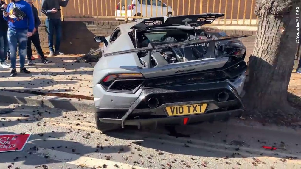 Lamborghini Huracán Performante: Lambo-Poser kracht in Mauer - AUTO BILD