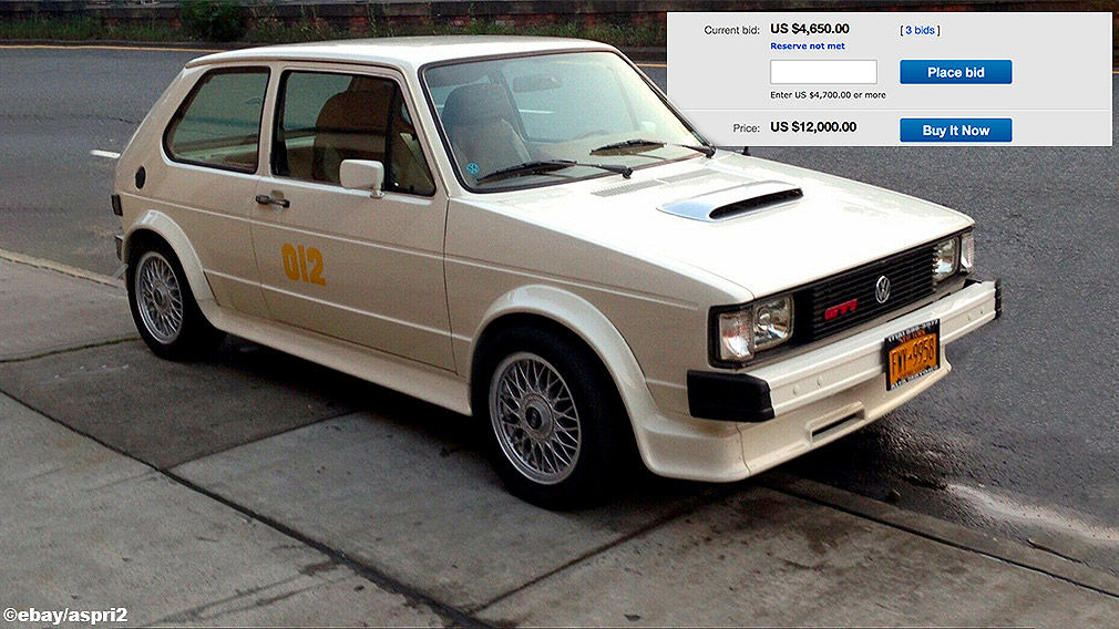 VW Golf 1 GTI: Ur-Golf mit Turbo-Motor und 410 PS verkauft - AUTO BILD