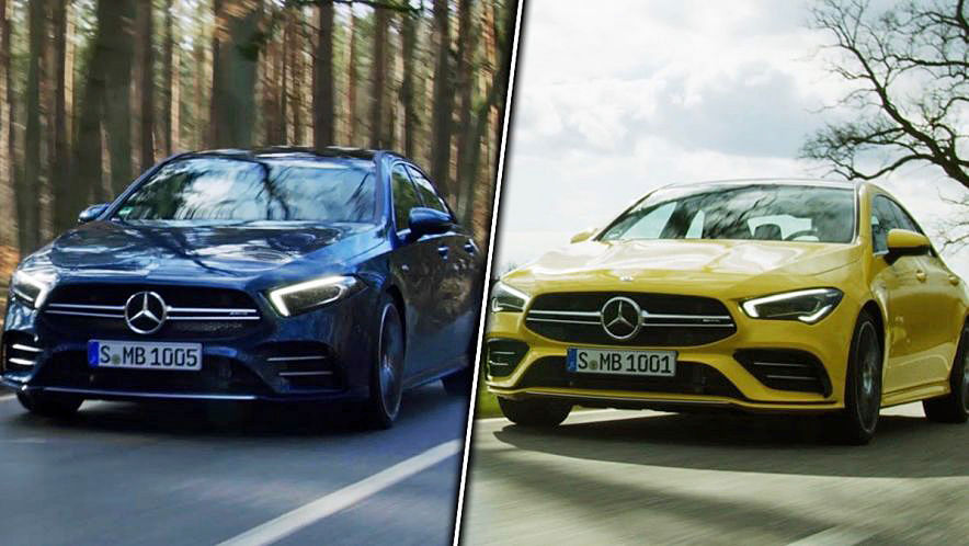 Mercedes-AMG A 35 Limousine vs. CLA 35 (2019): Vergleich - Daten - AUTO ...
