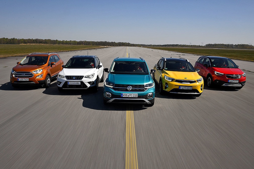 VW T-Cross im ersten Vergleich: Mini-SUVs im Test - AUTO BILD