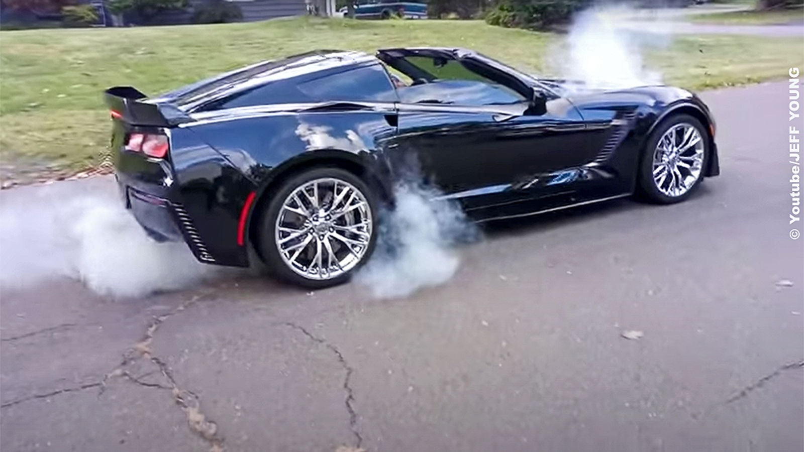 Chevrolet Corvette C7 Z06 (2020): Burnout-Fail - Sound - Amateur - AUTO ...