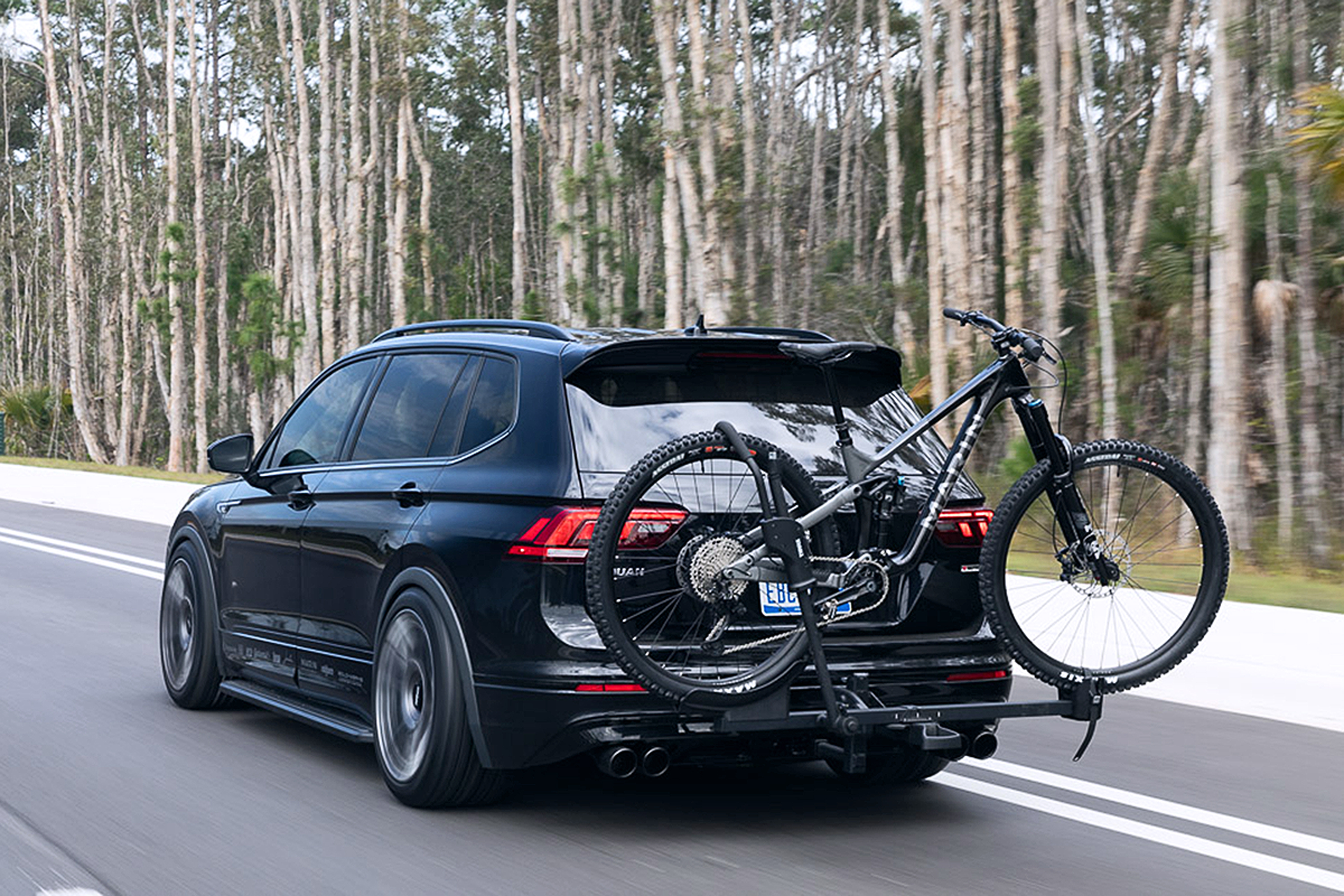 VW Tiguan Tuning VW baut SUV Einzelstuck fur Mountainbiker AUTO BILD