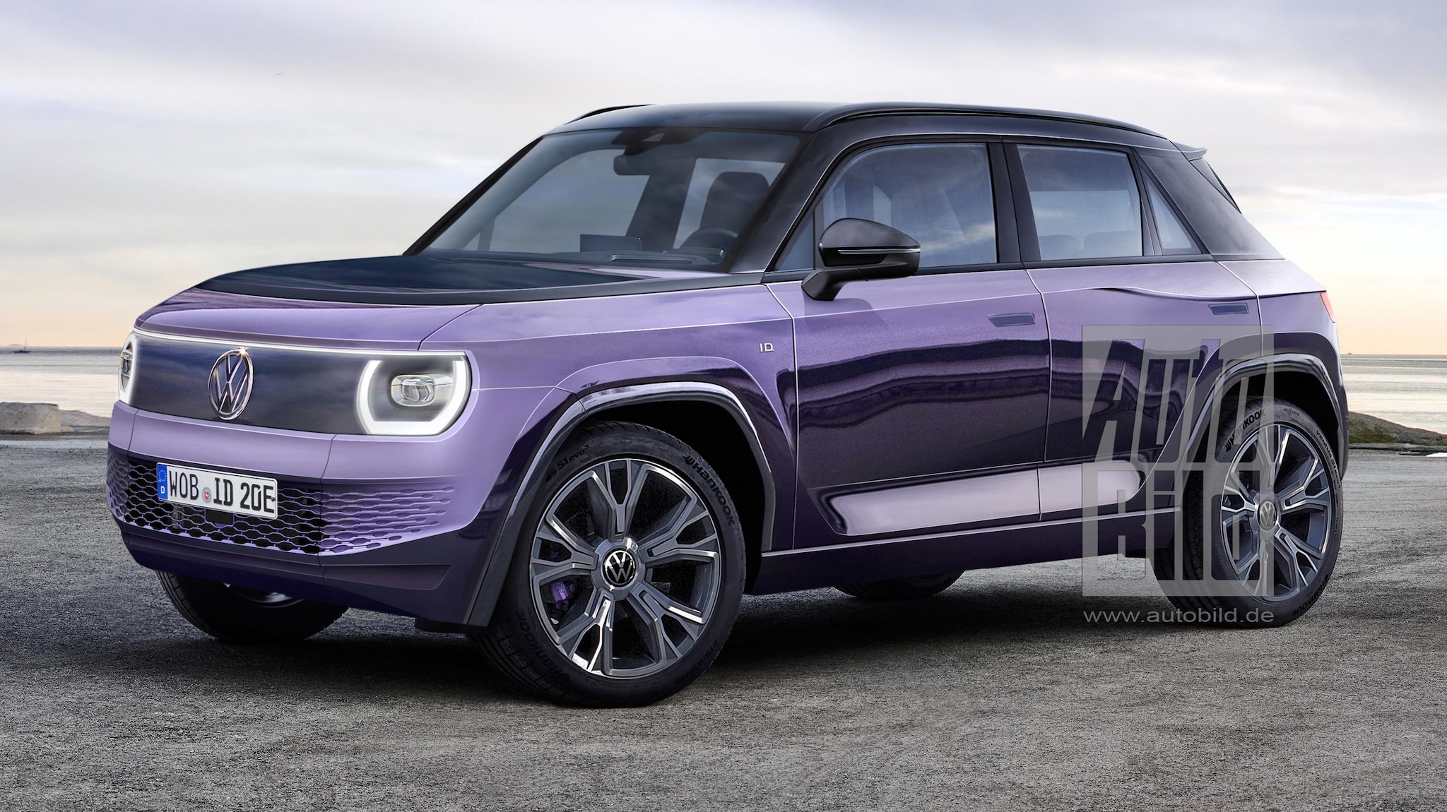 VW ID.1/ID.2 (2025): So könnte das kleine Elektro-SUV aussehen - AUTO BILD