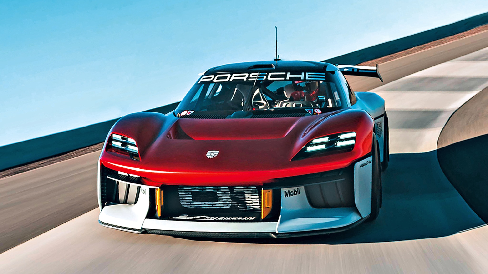 Porsche Mission R: Test, Elektro, Mitfahrt, Motor, Akku - AUTO BILD