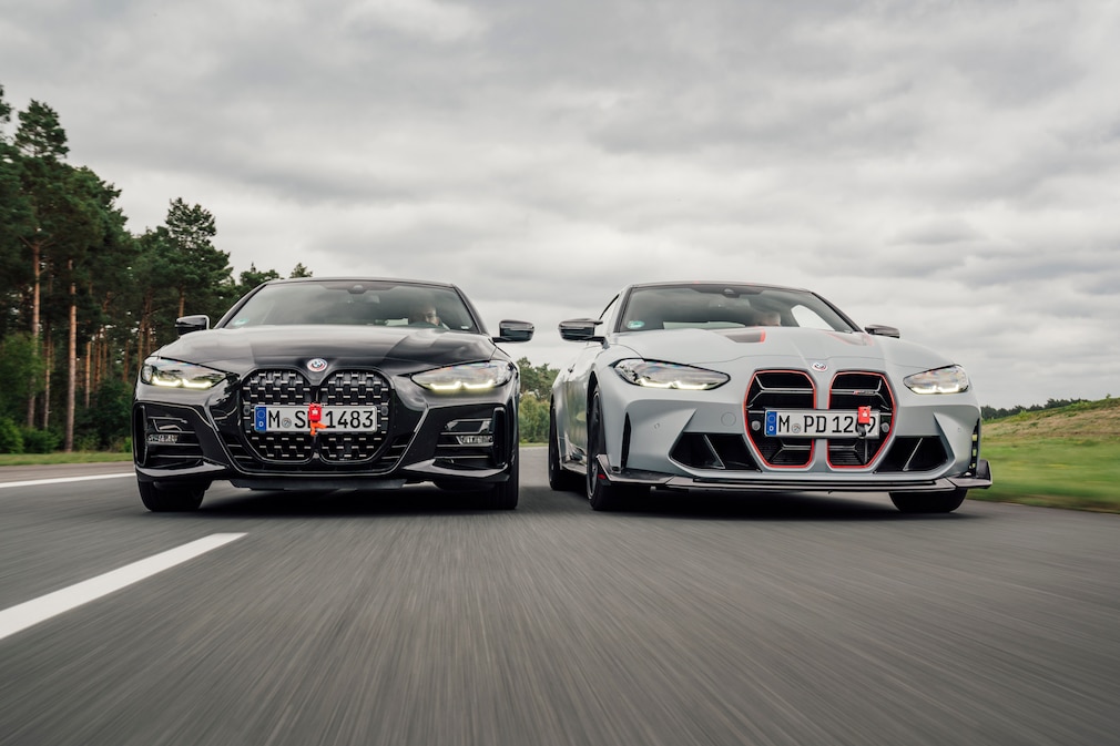 BMW 430i Coupé vs. M4 CSL: Großserie trifft auf Rennsport - AUTO BILD