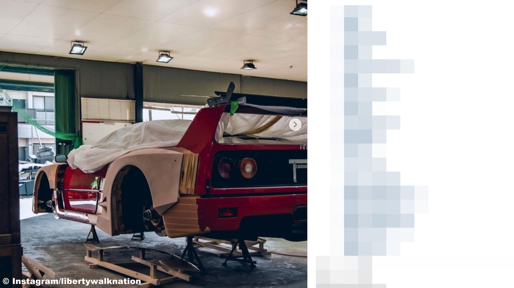 Ferraris schwarze Liste: Breitbau-F40 von Liberty Walk - AUTO BILD