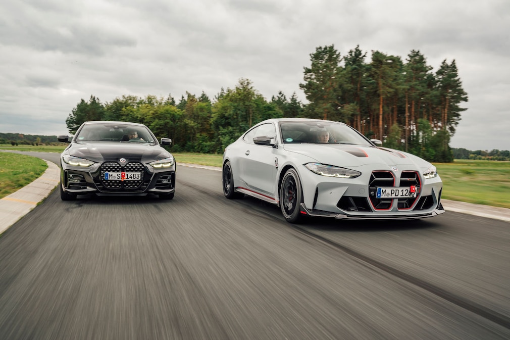 BMW 430i Coupé vs. M4 CSL: Großserie trifft auf Rennsport - AUTO BILD
