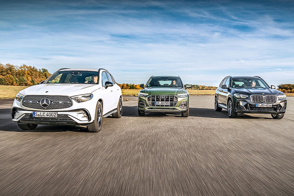 Audi Q5, BMW X3, Mercedes GLC: drei SUV-Klassiker im Test - AUTO BILD
