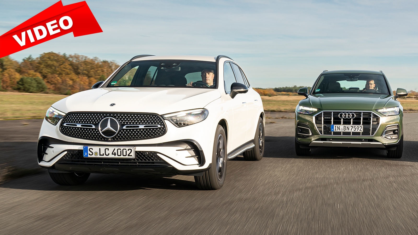 Mercedes GLC vs. Audi Q5 (2022): Vergleich - SUV - Test - Motor - AUTO BILD