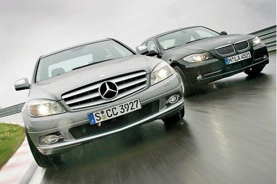 Test BMW 335i/Mercedes C 350 - AUTO BILD