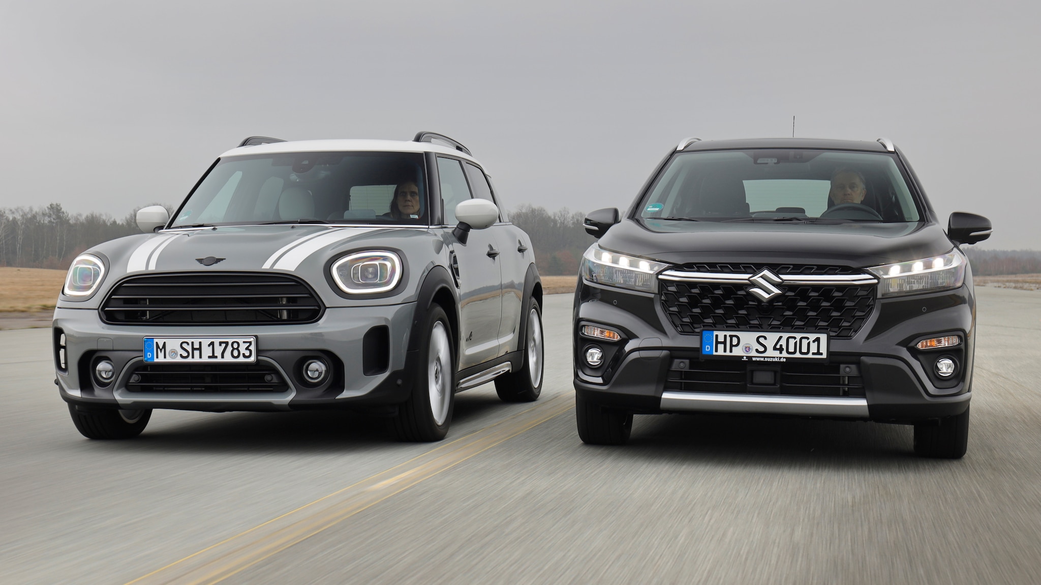 Mini Countryman vs. Suzuki S-Cross: kompakte Allrad-SUV im Test - AUTO BILD