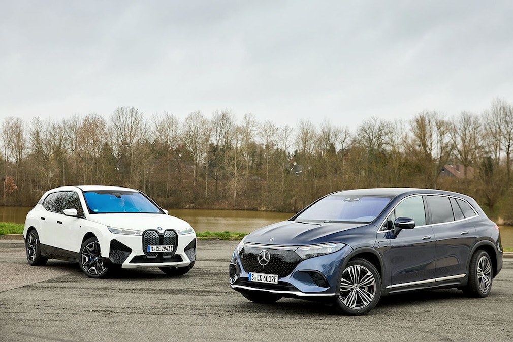 BMW iX M60 vs. Mercedes EQS 580: zwei Elektro-SUV im Test - AUTO BILD