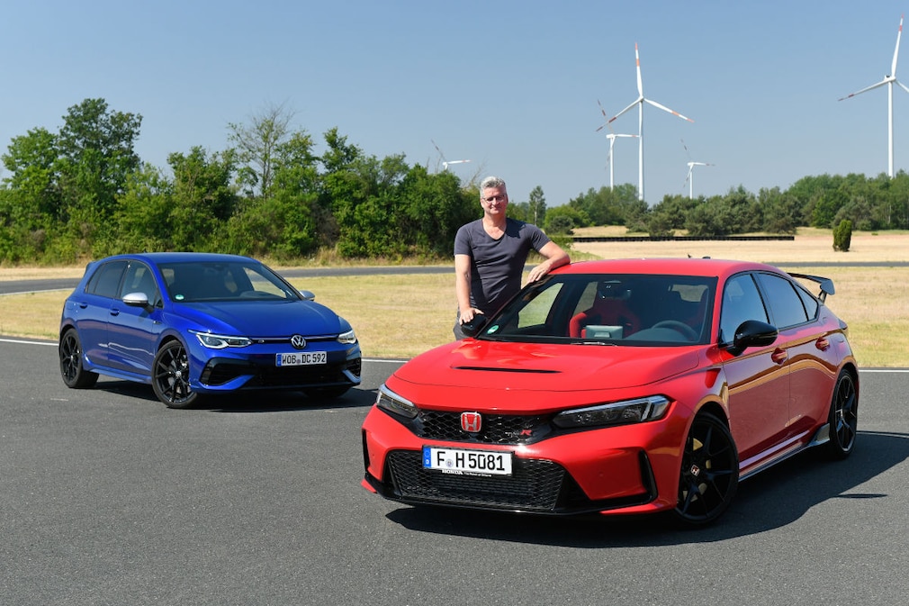 Civic Type R vs. Golf R Perfomrance: Kompaktsportler im Test - AUTO BILD