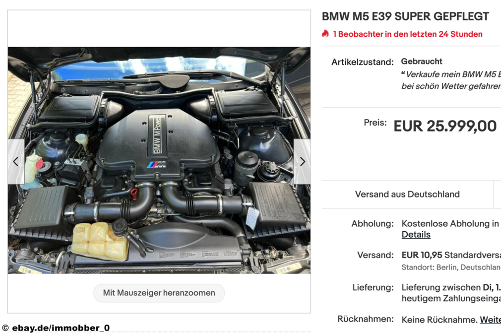 BMW M5 E39 bei eBay - AUTO BILD KLASSIK