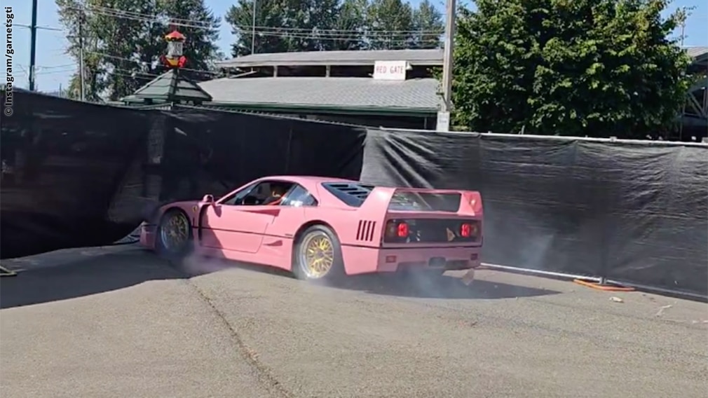 Ferrari F40 gecrasht - AUTO BILD