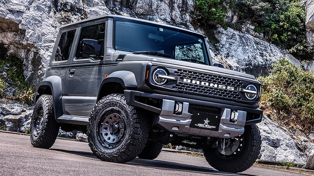 Suzuki Jimny Tuningkit Im Bronco Look Auto Bild