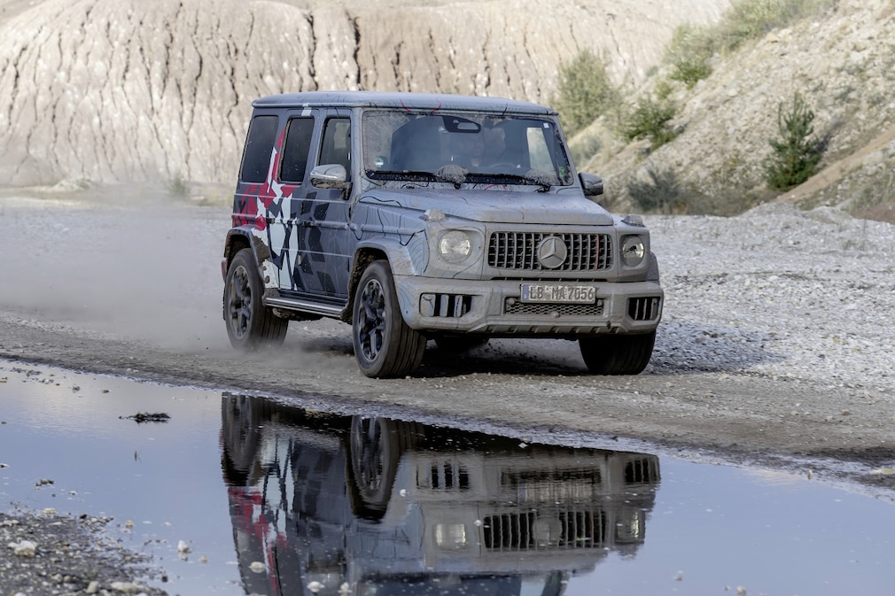 2024er Mercedes G-Klasse Facelift: exklusive Mitfahrt - AUTO BILD