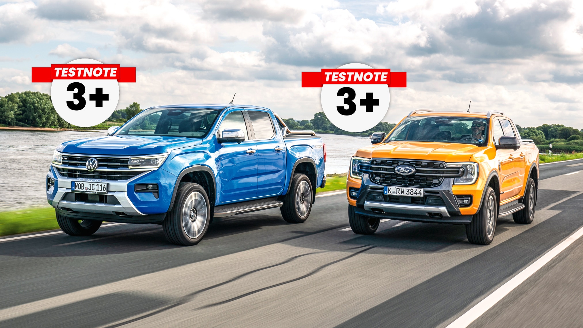 Ford Ranger vs. VW Amarok: zwei Pick-up-Brüder im Vergleich - AUTO BILD