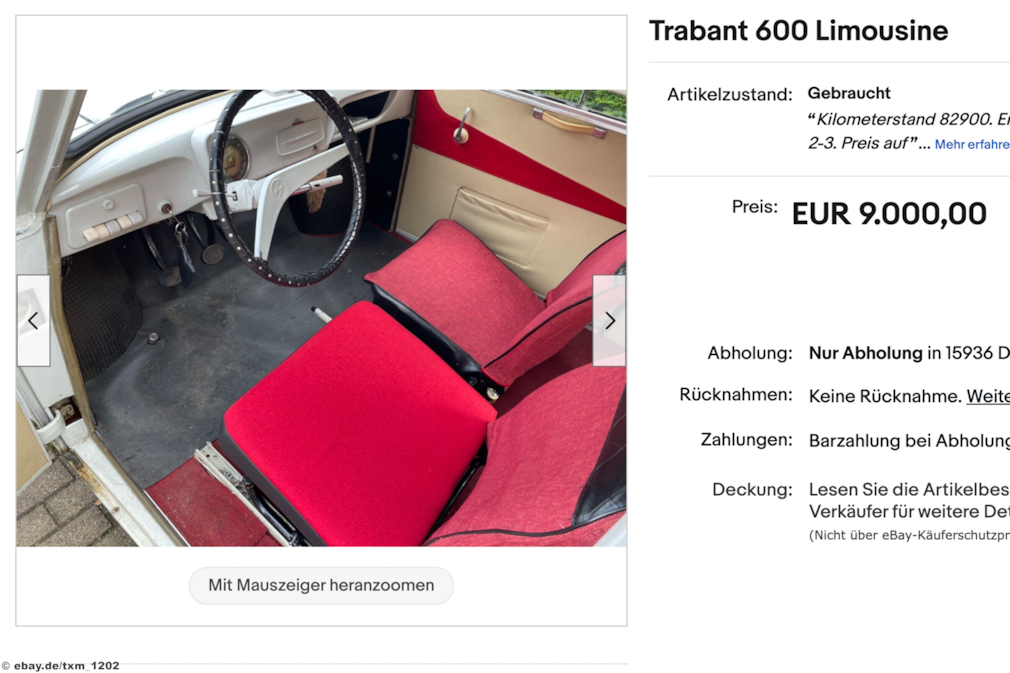 Trabant 600 bei eBay - AUTO BILD KLASSIK