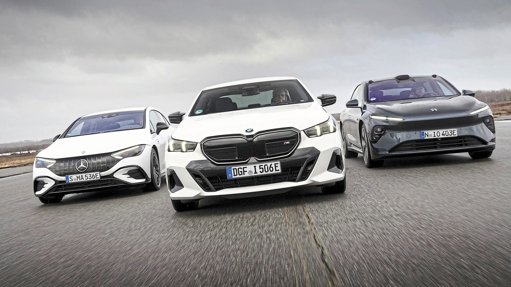 BMW i5 M60 xDrive vs. Mercedes-AMG EQE 53 4Matic+ und Nio ET7 - AUTO BILD