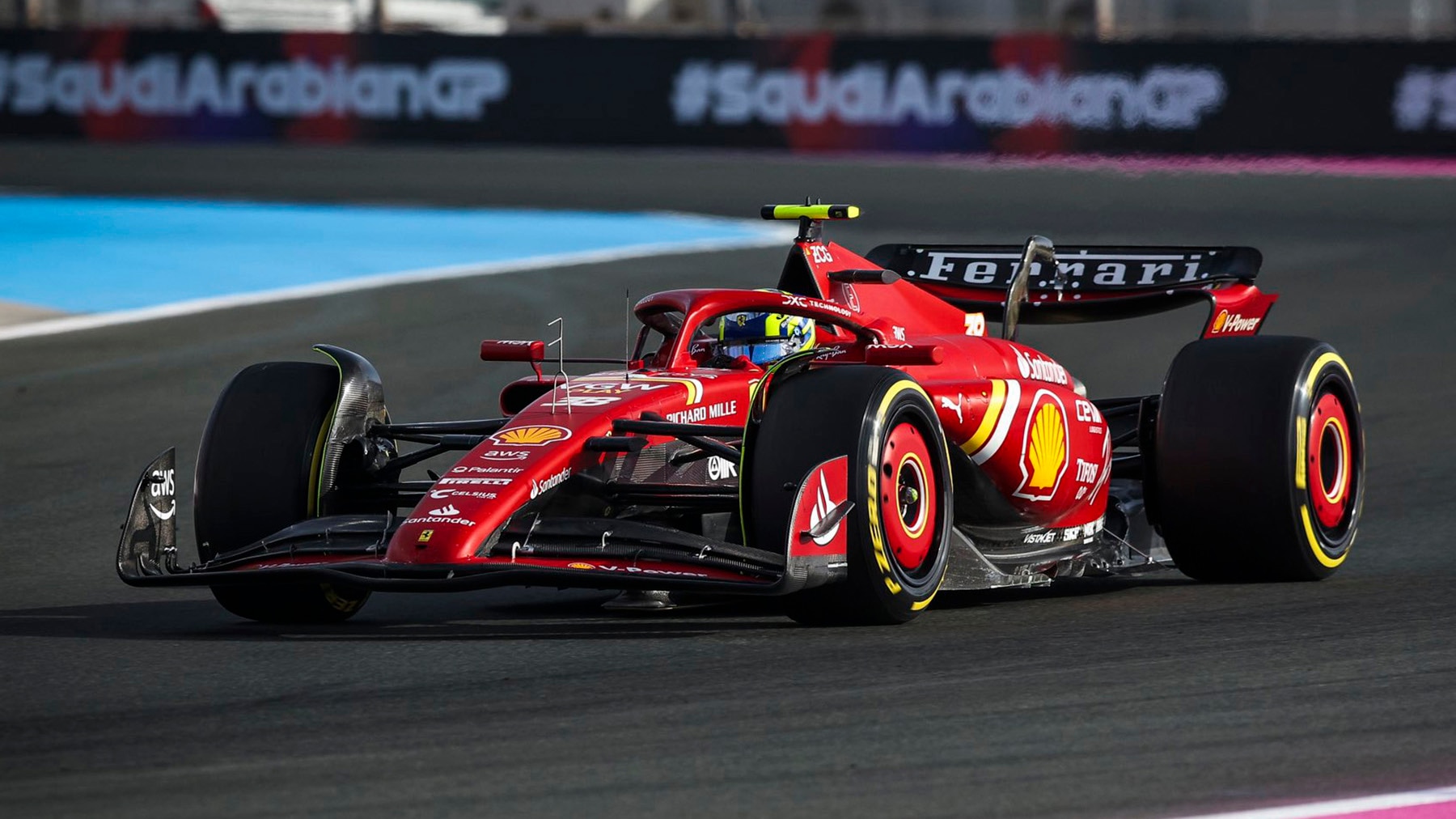 Stilvolle Formel 1 Fahrer Ferrari Bildnull