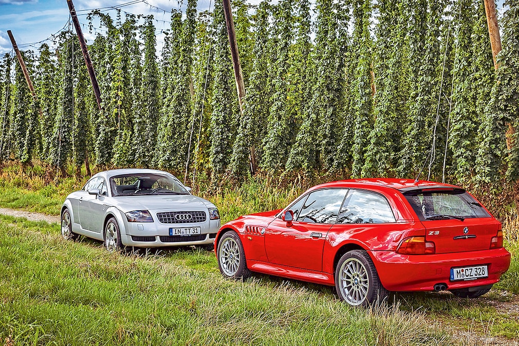 Bayerische Kult-Coupés: Audi TT und BMW Z3 im Duell - AUTO BILD