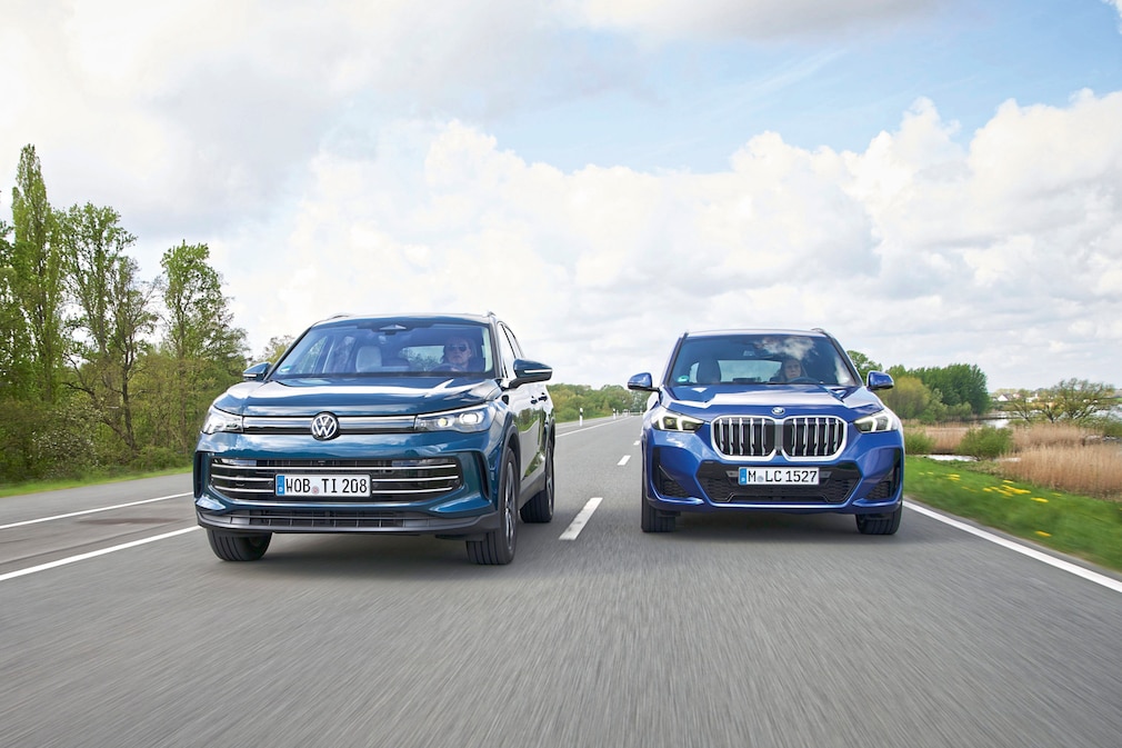 BMW X1 xDrive23d, VW Tiguan 2.0 TDI 4Motion: Test - AUTO BILD
