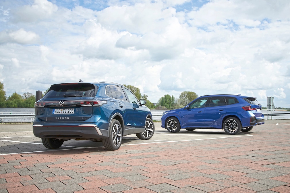 BMW X1 xDrive23d, VW Tiguan 2.0 TDI 4Motion: Test - AUTO BILD