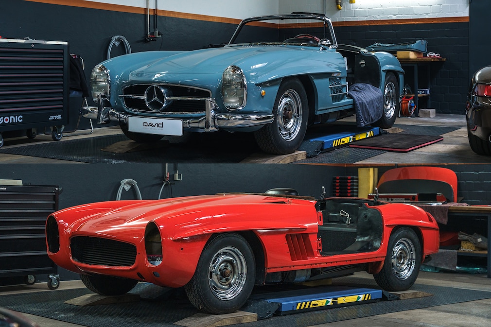 Mercedes 300 SL Roadster: teure Umlackierung - AUTO BILD KLASSIK